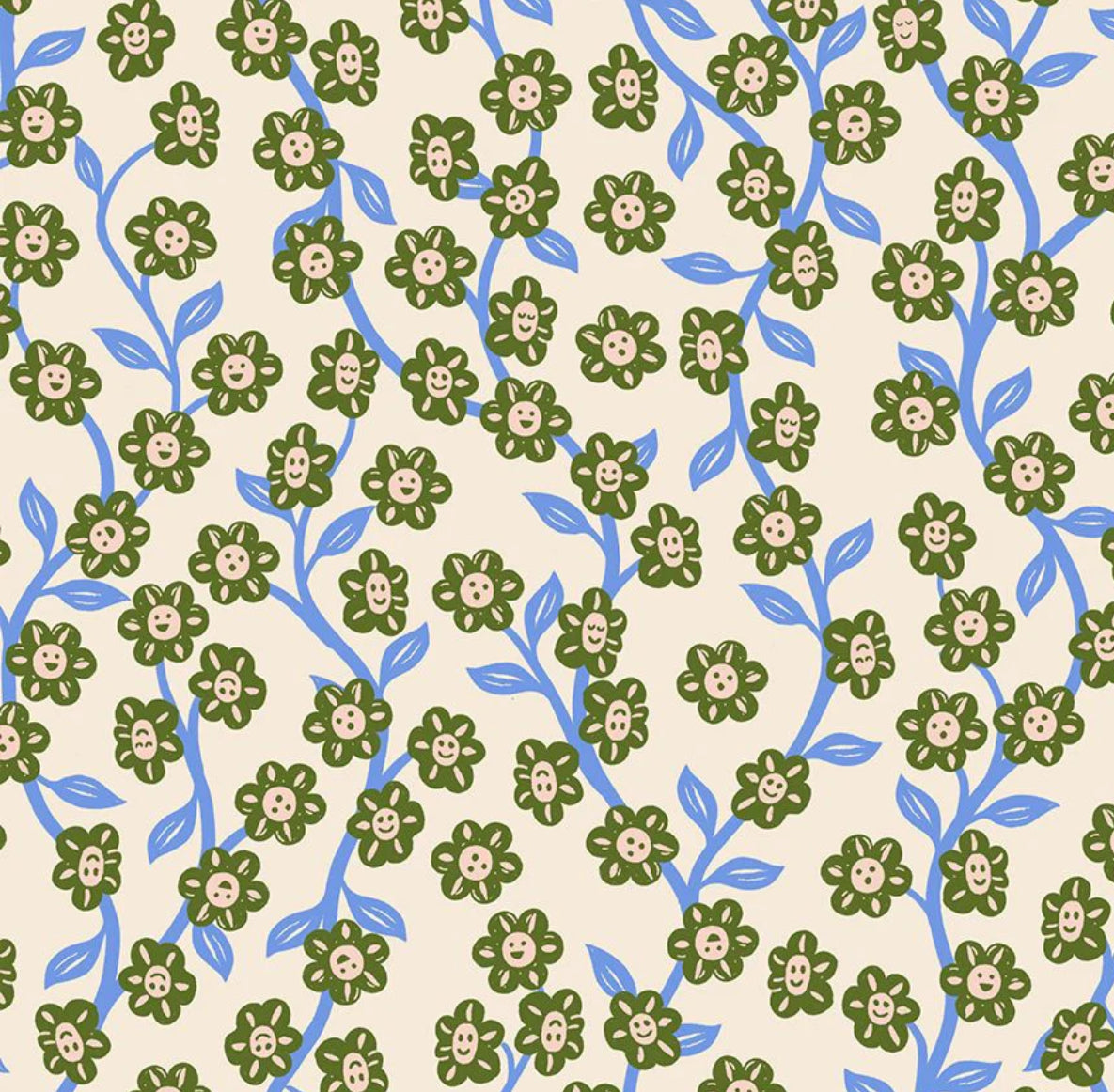 Hello Alice Chatty Garden in Shell/ Ruby Star Society – The Selvedge Society