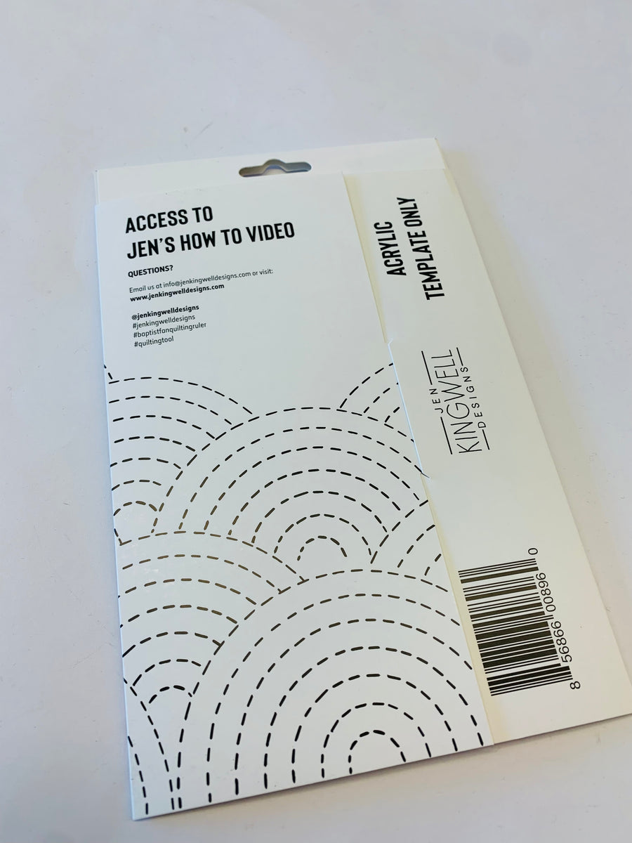 Baptist Fan Quilting Ruler – The Selvedge Society