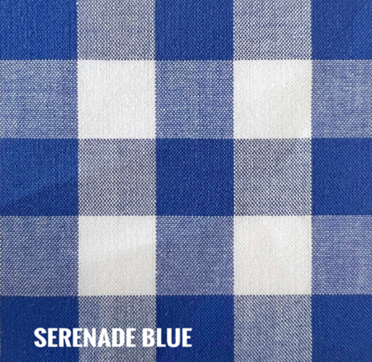 Fabric Journey & Co: Check/ Serenade Blue – The Selvedge Society