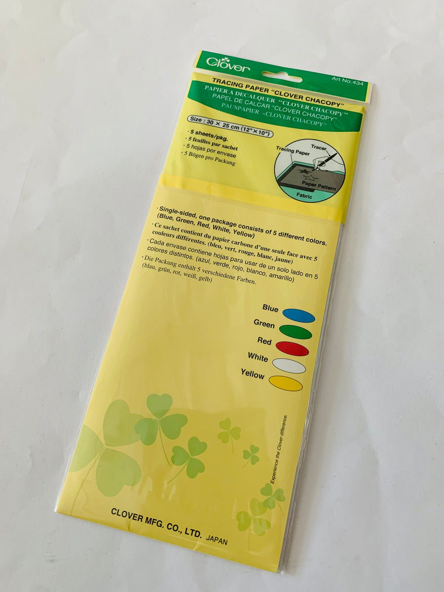 Clover Tracing Paper ‘Clover Chacopy’ – The Selvedge Society