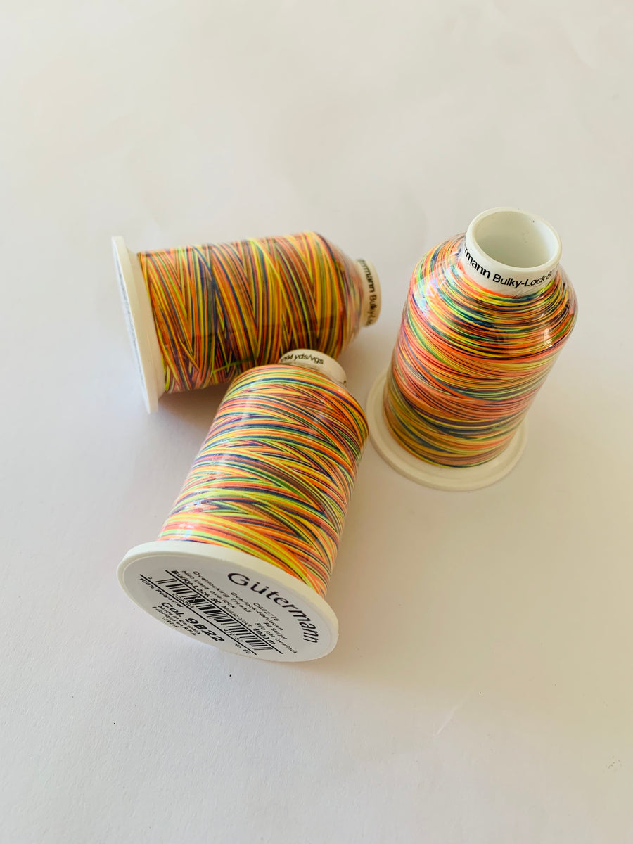 Gutermann Rainbow overlocking thread: 1000m – The Selvedge Society