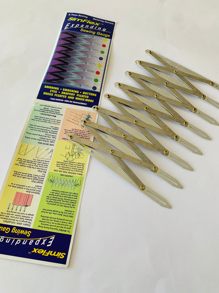 SimFlex: expanding sewing gauge – The Selvedge Society